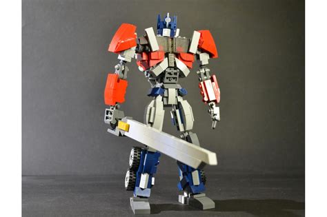 Lego Moc Optimus Prime Transformers Prime By Blazemocs Rebrickable