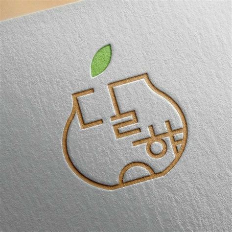 팀 방산자연꿀에 있는 핀 로고 디자인 심플한 로고 디자인 로고