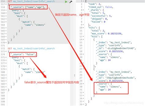 Elastic Search之source Filtering过滤结果中source原始文本显示哪些字段es 8版本source Filter Csdn博客