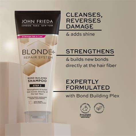 John Frieda Blonde Repair System Bond Building Shampoo British Chemist