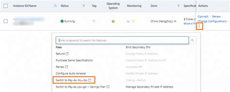 Release An Ecs Instance Elastic Compute Service Alibaba Cloud Documentation Center