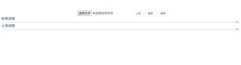 Github Zhnioubig File Upload 大文件切片上传，进度监听，上传暂停与断点续传实现。