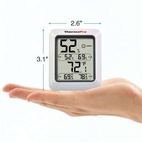 Promo Thermopro Tp50 High Accuracy Digital Hygrometer Thermometer Indoor Diskon 23 Di Seller