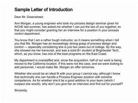 30 Self Introduction Letter Sample Example Document Template Basic