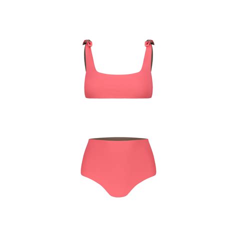 Knotty Reversible Bikini Taupe Pink Souldaze Collection