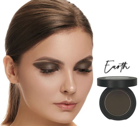 Earth Single Pan Eyeshadow Vegan Powdered Press Eyeshadow Talcfree
