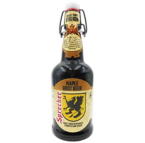 Fresh 500ml Limited Edition Sprecher Maple Root Beer Swinglid Soda Pop