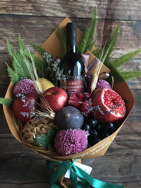 Фруктовая корзина в подарок своими руками фото