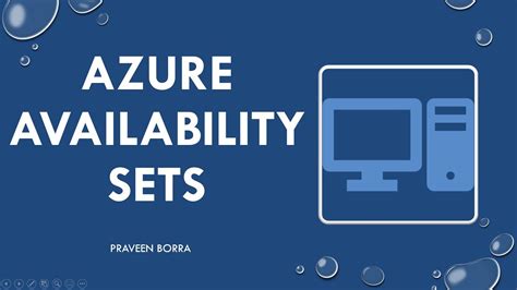 azure availability sets