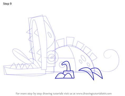 How To Draw Crocs From Mixels Mixels Step By Step