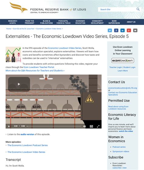episode 5 externalities instructional video for 8th higher ed