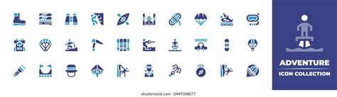 Nature Icon Collection Duotone Color Vector Stock Vector Royalty Free 2413950321 Shutterstock