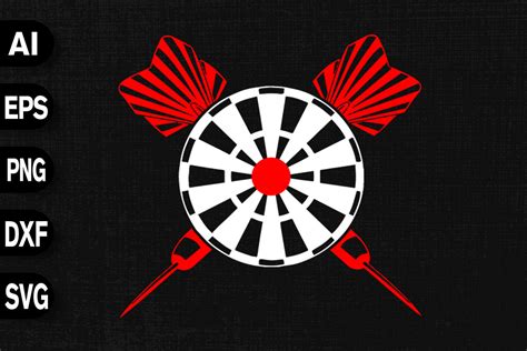 Dart Board Design Dart Lover Gift Graphic By Svgdecor Creative Fabrica