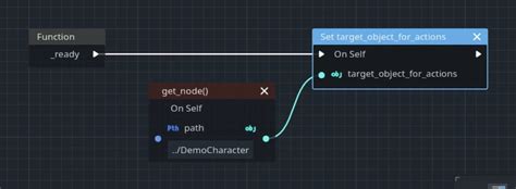 how to call a function in another script godot s visual script