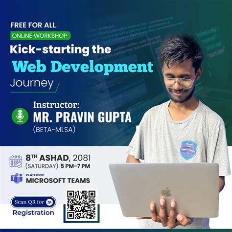 Pravin Gupta On Linkedin Webdevelopment Journey Onlineworkshop Mlsa Mlsambassador