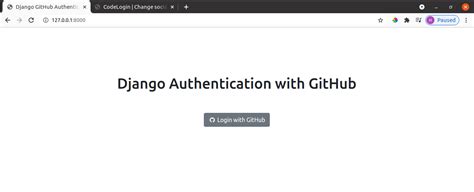 Django Authentication With Github Code Underscored