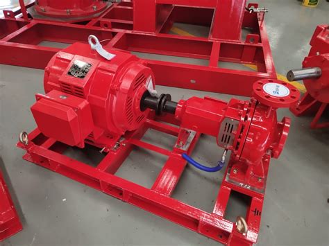 High Power Electric Fire Fighting Pump 200 Gpm 140psi Ul Fm Fire Pump