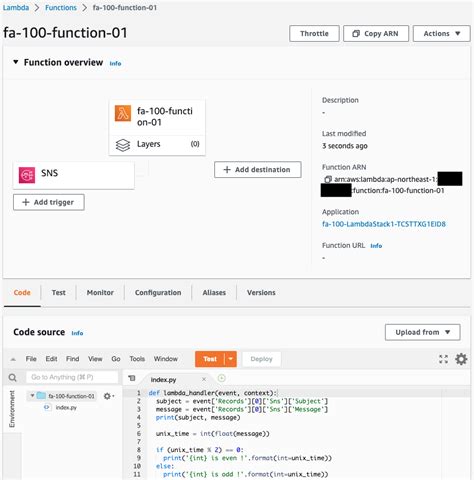 Invoking Lambda From Sns Awstut