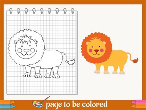 아이들을위한 만화 색칠 그림 24 프리미엄 벡터