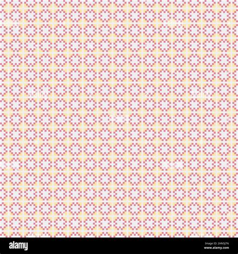 Abstract Cross Pattern Dotted Generative Computational Art Illustration