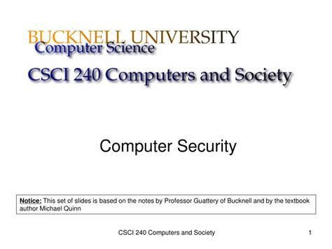 PPT Computer Security PowerPoint Presentation Free Download ID 1626058