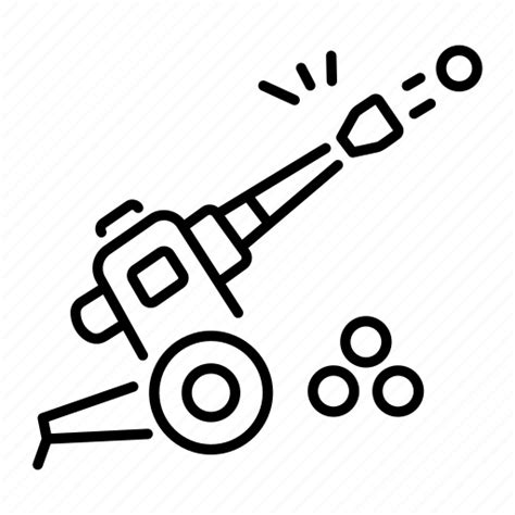 Artillery Ordnance Projectile Warfare Weapon Icon Download On Iconfinder