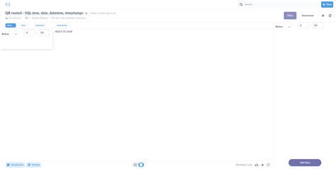 Cannot Filter `time` Columns Unless Using The Qb Sidebar · Issue 22730 · Metabasemetabase · Github