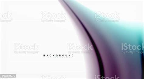 색상 움직임 효과 홀로그램 추상 배경 흐르는 소용돌이 유체 3차원 형태에 대한 스톡 벡터 아트 및 기타 이미지 3차원 형태 곡선 공란 Istock