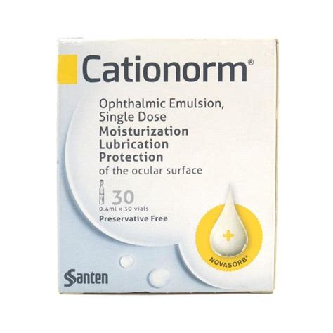 Rx Cationorm Ophthalmic Emulsion Vials Lazada Ph