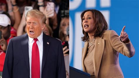 Trump Harris Hold Dueling Rallies In North Carolina
