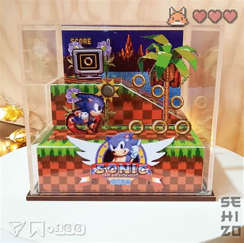 Diorama Sonic Sega Sehizo Fab