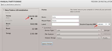 Semi Manual LVM Disk Partitioning Guide For Fedora 18 LinuxBSDos Com