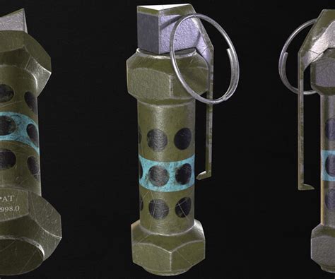 Artstation Hand Grenade Free Tutorial Process Tutorials