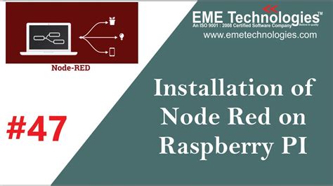 How To Install Node Red On Raspberry Pi YouTube