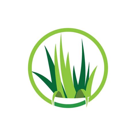 Grass Logo Vector Template 36882799 Vector Art At Vecteezy