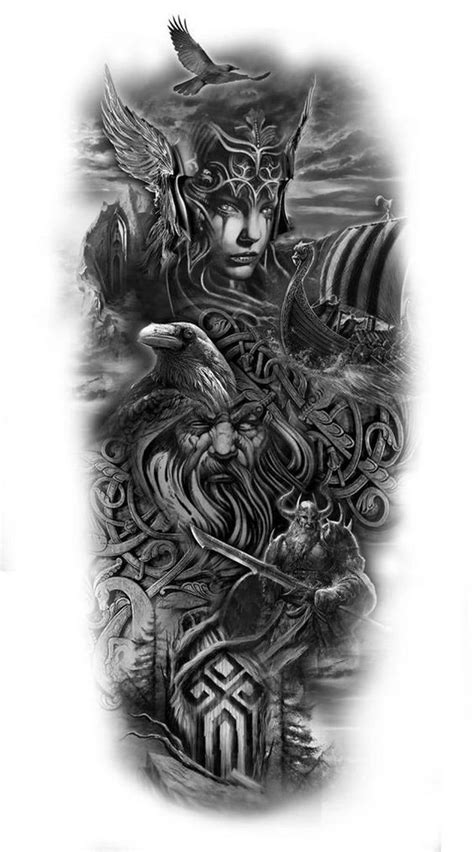 Nordic Valkyrie Tattoos 57 Valkyrie Tattoo Designs For Men
