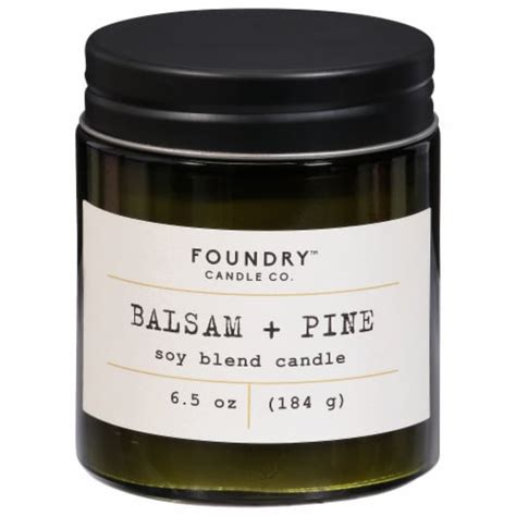 Foundry Candle Co Balsam Pine Soy Wax Candle Dark Green 6 5 Oz
