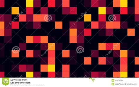 Motion Abstract Background Colorful Pixels Flashing And Switch Animation Background Glowing Of