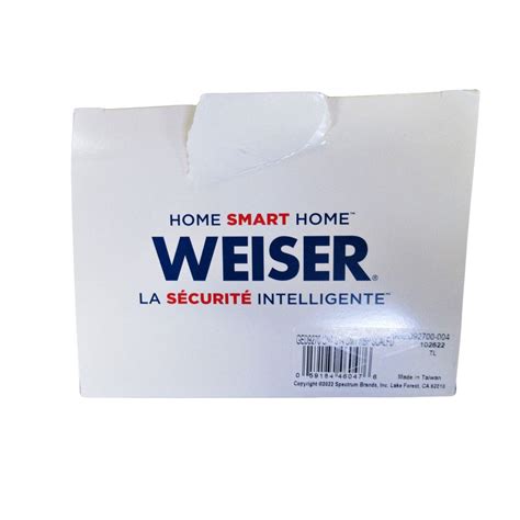Weiser Smartcode Matte Black Keyless Entry Door Lock Liquidation Nation