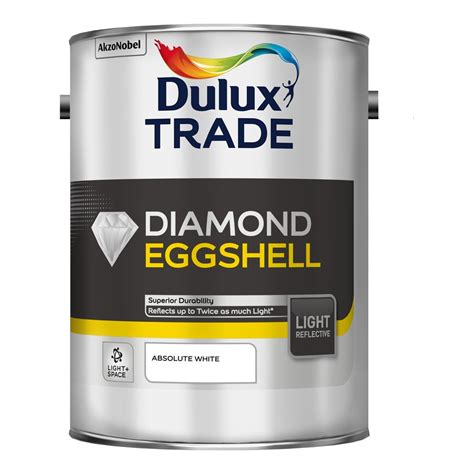Dulux Trade Eggshell Light And Space Absolute White 5l Painters Hub