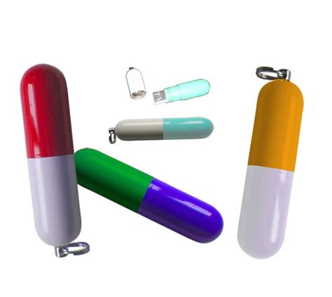 USB Pill 32GB Memory Stick With Rope For Promotions