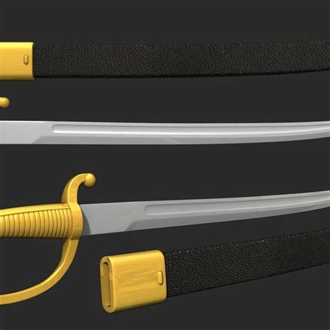 🤲 Izzy Hands Style Cutlass Boarding Sword・ 3d File For 3d Printing・cults