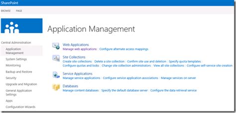 An Informative Blog About Sharepoint How To Create Web Application And Site Collection In