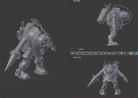 Big Daddy Figurine Bioshock 3d Model 3d Printable Cgtrader