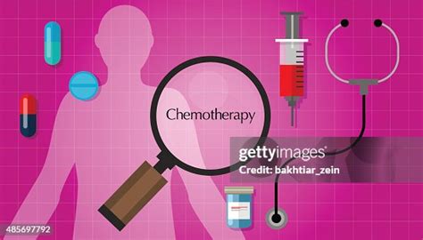 Chemotherapy Chemo Cancer Treatment Medication High Res Vector Graphic