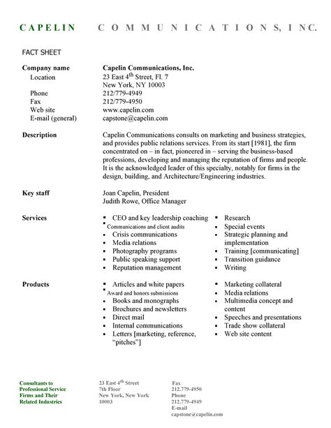 60 Beautiful Fact Sheet Templates Examples And Designs