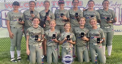 12u Extreme Softball Team Are B Level Usssa Great Lakes Champions Sports