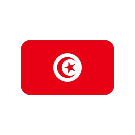 Premium Vector Tunisia Flag Icon Vector