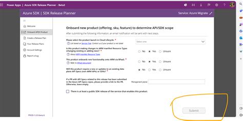 Can No Longer Submit Onboarding For A Service With No Product · Issue