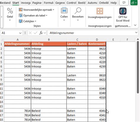 Oog Voor De Lege Cel In Excel Met Exceltips